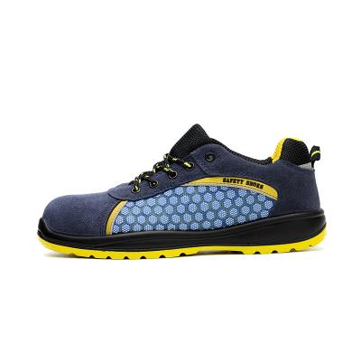 China Gaomi Shengjie Man'S Industrial Protective Fashion Breathable Work Boot Steel Toe Safety Shoes for sale