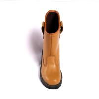 China EU 36-47 Sizes Fabric Ankle Boots Danger Industry Split Cow Leather Safety Shoes for sale
