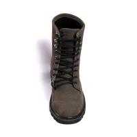 China Split Cow Leather Fabric Steel Toe Cap Shock Absorbing Cut PU Sole Men'S Safety Shoes for sale