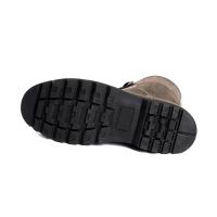 China Split Cow Leather Fabric Steel Toe Cap Shock Absorbing Cut PU Sole Men'S Safety Shoes for sale