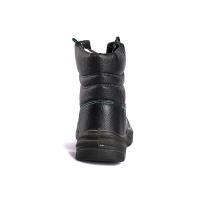 China Anti Slip Cut Leather Upper Shock Absorbing PU Sole Steel Toe Protection Winter Safety Shoes for sale
