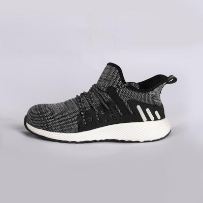 China Steel Toe Low Cut Fly Knit Fabric Footwear EU 36-47 Sizes Breathable Safety Shoes for sale