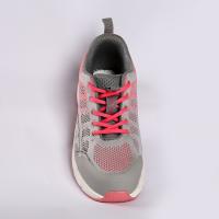 China Leather Mesh Steel Toe Slip Pink Resistant Oil Resistant Women Safety Shoes for sale