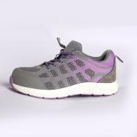 China Fly Knit Fabric Steel Toe Lace up ASTM Approved Slip Oil Resistance Work Safety Shoes for sale