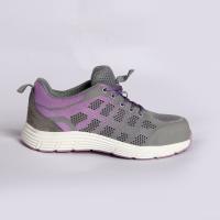 China Fly Knit Fabric Steel Toe Lace up ASTM Approved Slip Oil Resistance Work Safety Shoes for sale