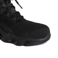 China Steel Toe Microfiber Leather Mesh Slip Oil Resistant Sole Cheap Safety Shoes for sale