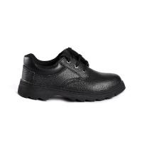 China Embossed Cow Leather Sole Puncture Slip Resistant Workplace Protection PU Safety Shoes for sale