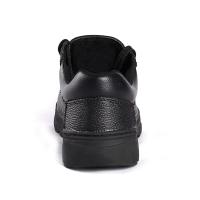 China Embossed Cow Leather Sole Puncture Slip Resistant Workplace Protection PU Safety Shoes for sale