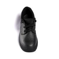 China Embossed Cow Leather Sole Puncture Slip Resistant Workplace Protection PU Safety Shoes for sale