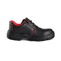 China Steel Toe Lace up Puncture Slip Resistance Black PU Mesh Men's Safety Shoes for sale
