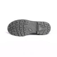 China Black Embossed Cow Leather Steel Toe PU Sole Puncture Resistant Closure Fashion Steel Toe Shoes for sale
