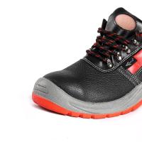 China Leather PU Wear Resistant Protective Protection Non Slip Steel Toe Shoes for sale