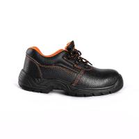 China PU Leather Lace Up Closure Puncture Slip Resistance Sports Safety Shoes With Steel Toe for sale