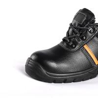 China Embossed Cow Leather Mesh Upper Sole Ultimate Protection Brand Non Slip Safety Shoes for sale
