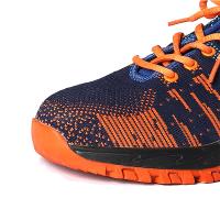 China Shengjie Factory Direct Orange Worksite Boots Fly Knitting Sport Ox Tendon Sole High Quality Flywoven Mesh  Safety Shoes for sale