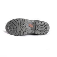 China EVA Insole PU Leather Safety Shoes Black Lace Up Leather Steel Toe Puncture Resistance for sale
