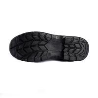 China Puncture Resistant Black PU Sole Comfortable EVA Insole Men Work Safety Women Slip Resistant Shoes for sale