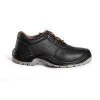 China Slip Resistant Puncture Resistant Cow Leather Comfortable PU Sole Worker Safety Shoes for sale