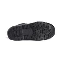 China Black Lace up Leather Mesh Metal PU Sole Enhanced Protection Comfort EVA Brand Safety Shoes for sale