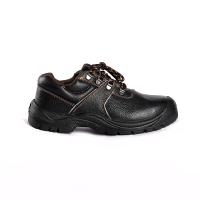 China Slip Resistant PU Sole EVA Puncture Industrial Safety Shoes Comfortable Steel Toe Leather for sale