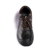China Slip Resistant PU Sole EVA Puncture Industrial Safety Shoes Comfortable Steel Toe Leather for sale