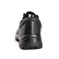 China Upper Nylon Tongue EVA Insole Brand Comfortable Steel Toe Shoes Lace Up Basic Embossed Cow Leather for sale