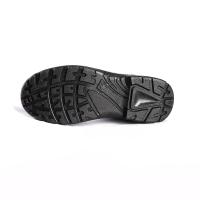 China Upper Nylon Tongue EVA Insole Brand Comfortable Steel Toe Shoes Lace Up Basic Embossed Cow Leather for sale