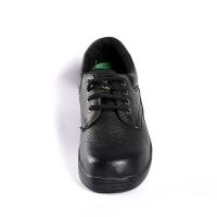 China Embossed Cow Leather Steel Toe Lace Up Closure Puncture Slip Resistance Men'S Safety Toe Shoes for sale