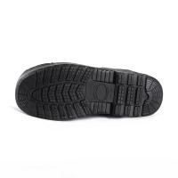 China Embossed Cow Leather Steel Toe Lace Up Closure Puncture Slip Resistance Men'S Safety Toe Shoes for sale