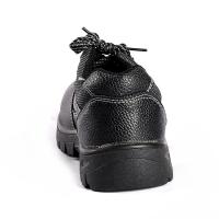 China EU 36-47 Basic Work Boots Embossed Cow Leather Upper Lace Up Closure Metal Eyelets Action Safety Shoes for sale