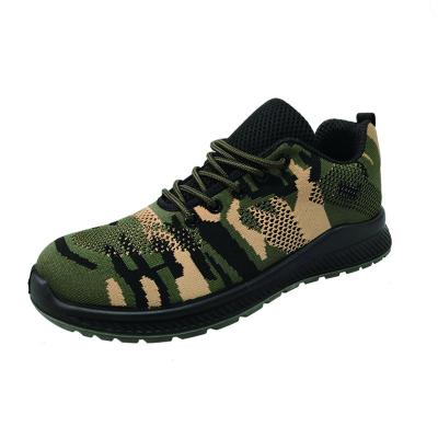 China Shengjie Fly Woven Work Shoes Soft Soles Breathable Casual Anti Impact Anti Puncture Labor Protection Safety Shoes for sale