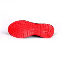 China Low Cut Unisex Comfortable EVA Insole Slip Oil Resistant Red Outsole Breathable Safety Shoes for sale