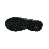 China Shengjie Mid-Top Black Anti-Smash Steel Toe Anti-Puncture Work Shoes Men'S Embossed Leather Work Safety Shoes for sale