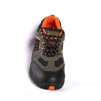China Metal Eyelets Microfiber Leather Cut footwear Slip Oil Resistant Unisex EVA Insole Brand Safety Shoes for sale