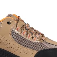 China Shengjie Comfortable Unisex Metal Eyelets Low Cut Mesh Leather Upper Work Footwear Closure Rubber Boots Safety Shoes for sale