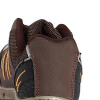 China Steel Toe Lace up Slip Oil Resistant Microfiber Leather Mesh Upper Sole Rubber Safety Shoes for sale