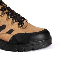 China Steel Toe Low Cut Slip Oil Resistant Microfiber Leather Mesh Rubber Worker Safety Shoes for sale