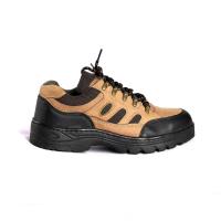 China Steel Toe Low Cut Slip Oil Resistant Microfiber Leather Mesh Rubber Worker Safety Shoes for sale