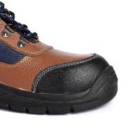 China Steel Toe Slip Oil Resistant Low Cut Metal Eyelets Comfortable EVA Insole Rubber Safety Shoes for sale