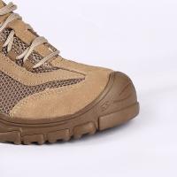China Unisex Microfiber Leather Comfortable EVA Insole Metal Eyelets Rubber Work Land Safety Shoes for sale