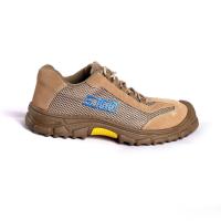 China Unisex Microfiber Leather Comfortable EVA Insole Metal Eyelets Rubber Work Land Safety Shoes for sale