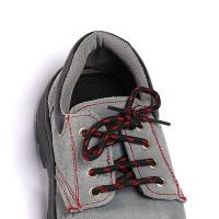 China Microfiber Leather Lace up Comfortable EVA Insole Grey Metal Eyelet Sport Safety Shoes for sale