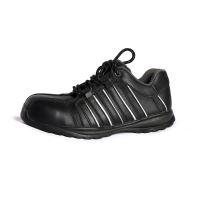 China Shengjie Steel Toe Microfiber Leather Men Lightweight Low Cut Comfortable EVA Insole Rubber Safety Shoes for sale