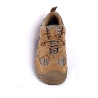 China Shengjie Slip Resistant Leather Low Cut Steeltoe Metal Eyelets Boots Men's Breathable Safety Shoes for sale