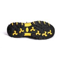 China Shengjie Unisex Steel Toe Low Cut Slip Oil Resistance Yellow Color Man Women Safety Shoes for sale