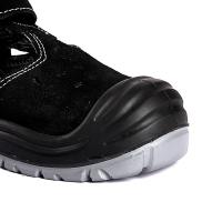 China Shengjie Sprot Type Microfiber Leather Upper Comfortable EVA Insole PU Outsole Brand Safety Shoes for sale
