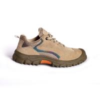China Shengjie Steel Toe Lace up Work Boots Low Cut Slip Resistance Oil Resistance Nubuck Cow Leatehr Upper Safety Shoes for sale