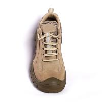 China Shengjie Steel Toe Lace up Work Boots Low Cut Slip Resistance Oil Resistance Nubuck Cow Leatehr Upper Safety Shoes for sale