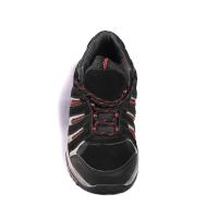 China Shengjie Comfortable EVA Insole Leather MD Sole Steeltoe Lace up Work Unisex Design Fashion Safety Shoes for sale