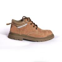 China Shengjie Steeltoe Embossed Cow Leather Low Cut Comfortable EVA Insole Metal Eyelets Cheap Safety Shoes for sale